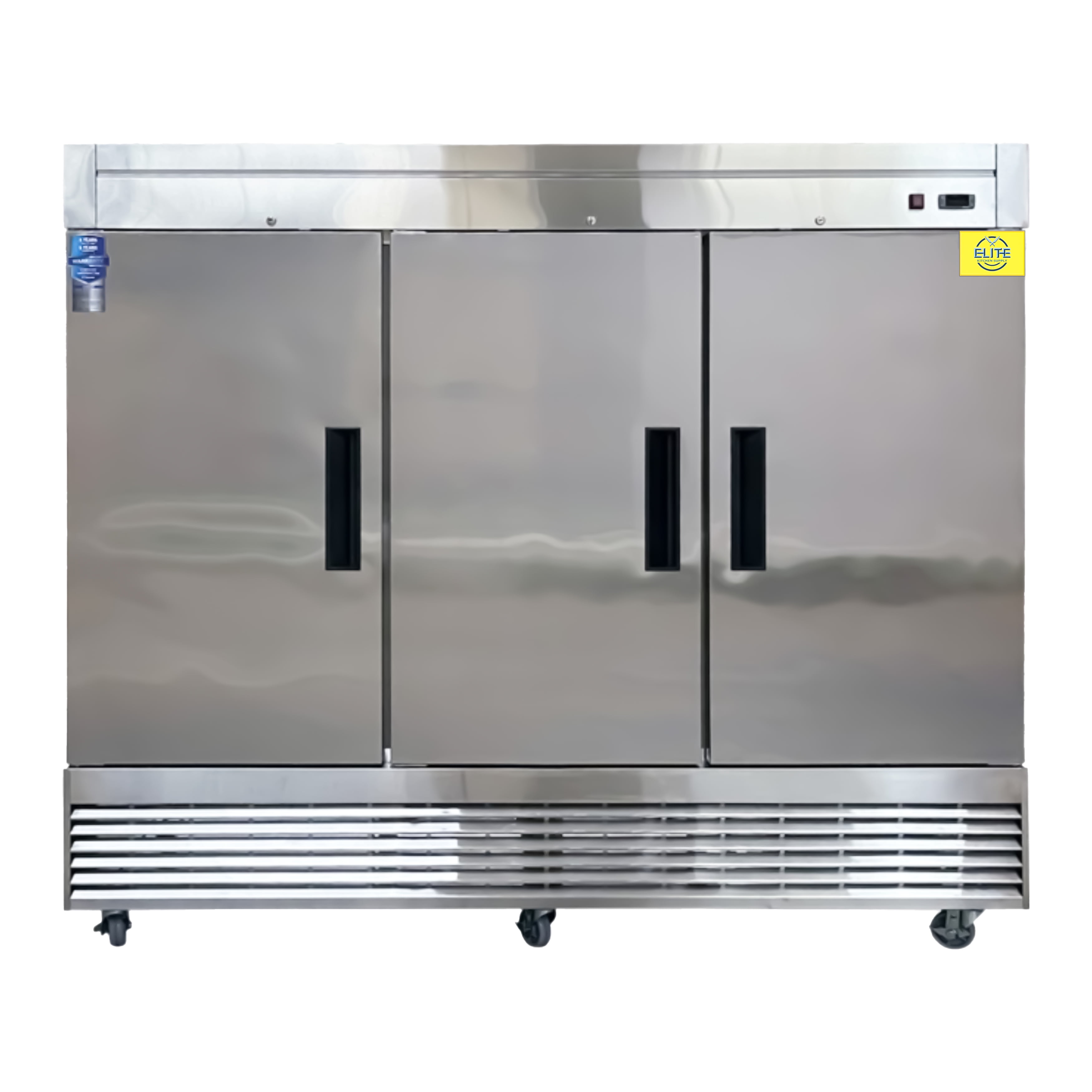 83 in. Three Door Upright Reach-in Commercial Freezer in Stainless ...