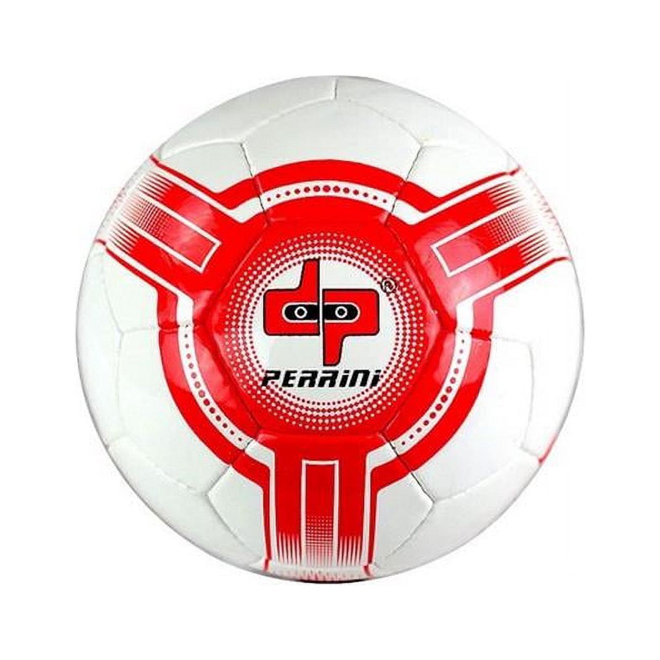 8304 Perrini Futsal - Official Size 4 Soccer Ball White & Red - Walmart.com