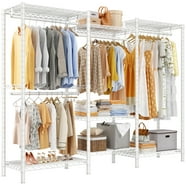 Ulif E4 Wire Garment Rack, Metal Freestanding Closet Organizer and ...