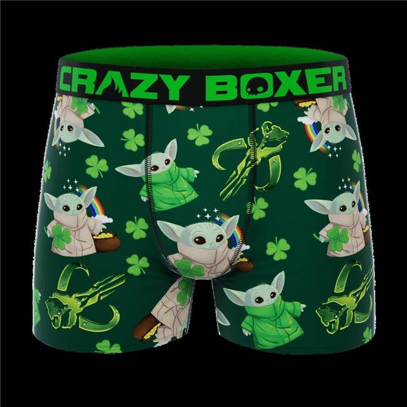 836405-large-36-38 the Mandalorian Grogu Saint Patricks Mens Crazy ...
