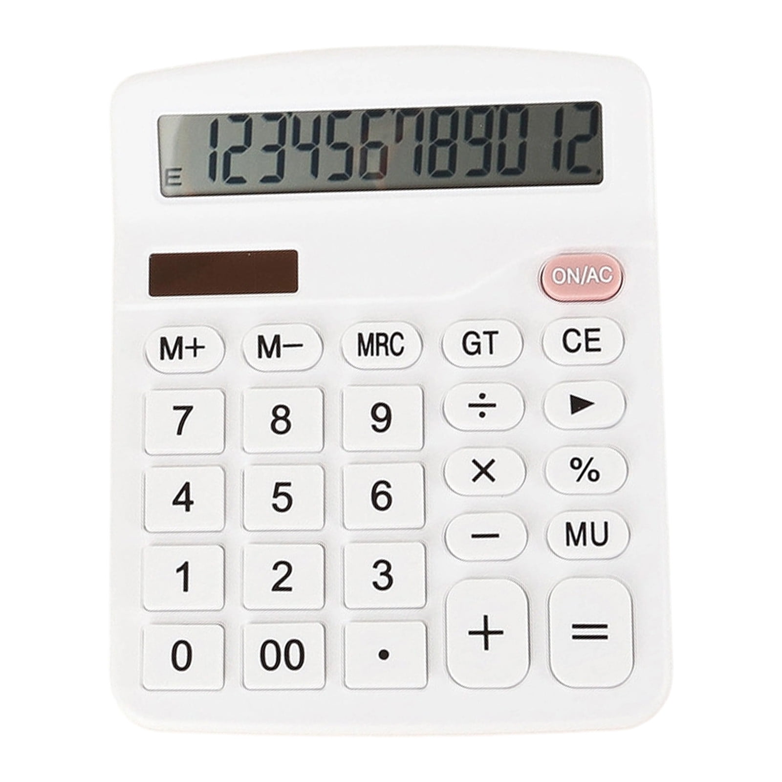 837s12 Solar Powered Desktop Calculator with Large Display for ...