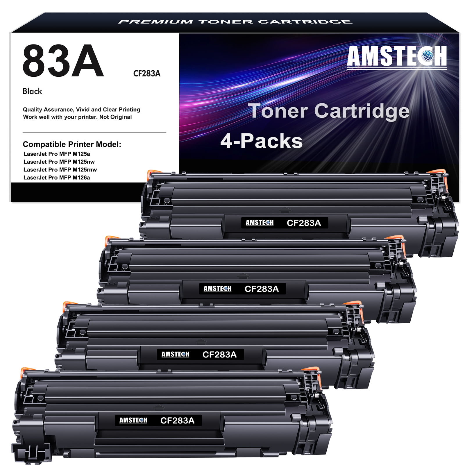 83A CF283A Toner Cartridge Compatible for HP 83A CF283A Toner Laserjet ...