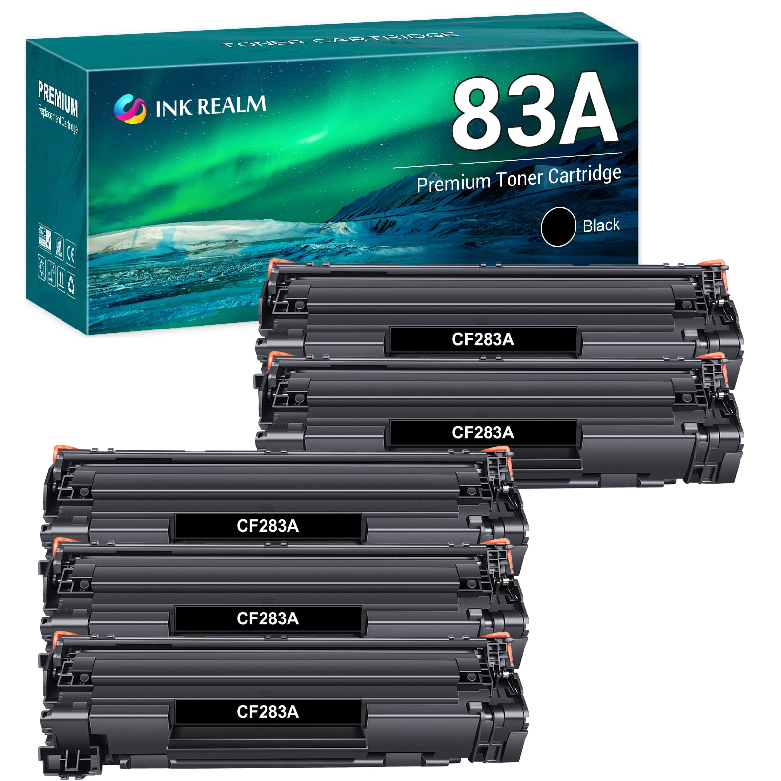 83A Toner Cartridge Replacement Compatible for HP 83A CF283A Toner Ink ...
