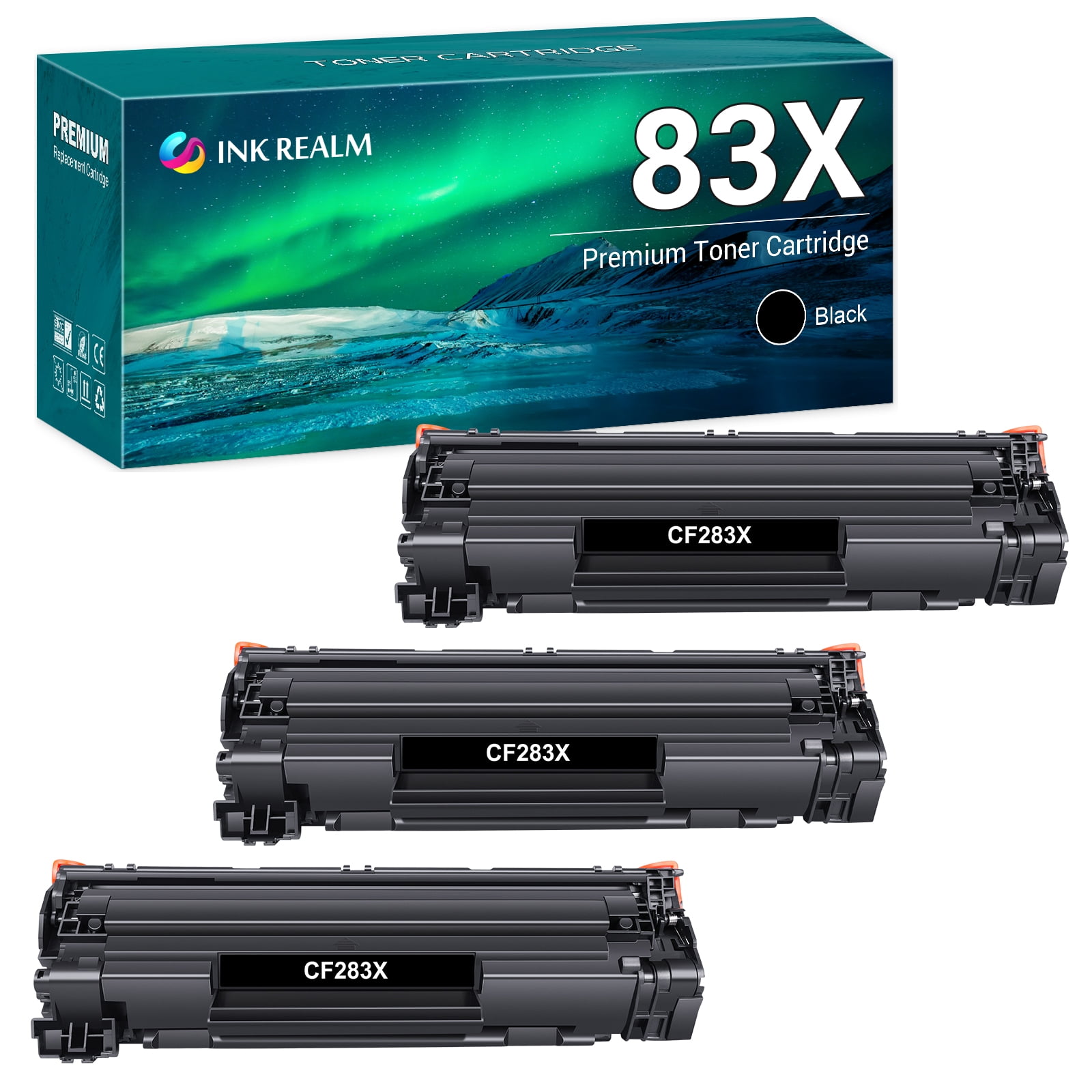 83X 83A Toner Cartridge Replacement Compatible for HP CF283X 83X ...