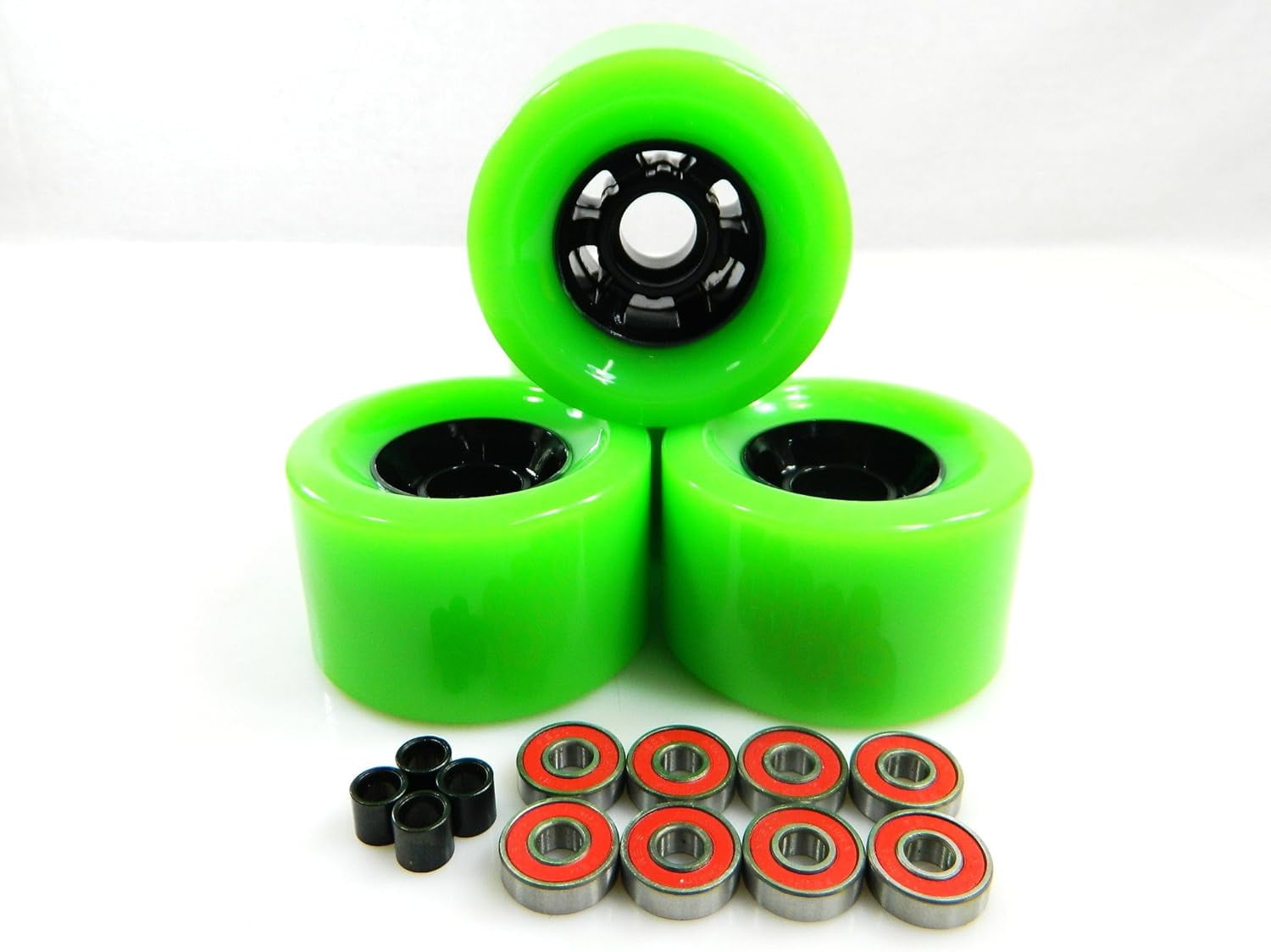 83mm Longboard Flywheels Wheels + ABEC 7 Bearings Spacers - Walmart.com