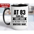 83rd Birthday Gift Coffee Mug At 83 I Can Do Whatever I Want Gift for ...