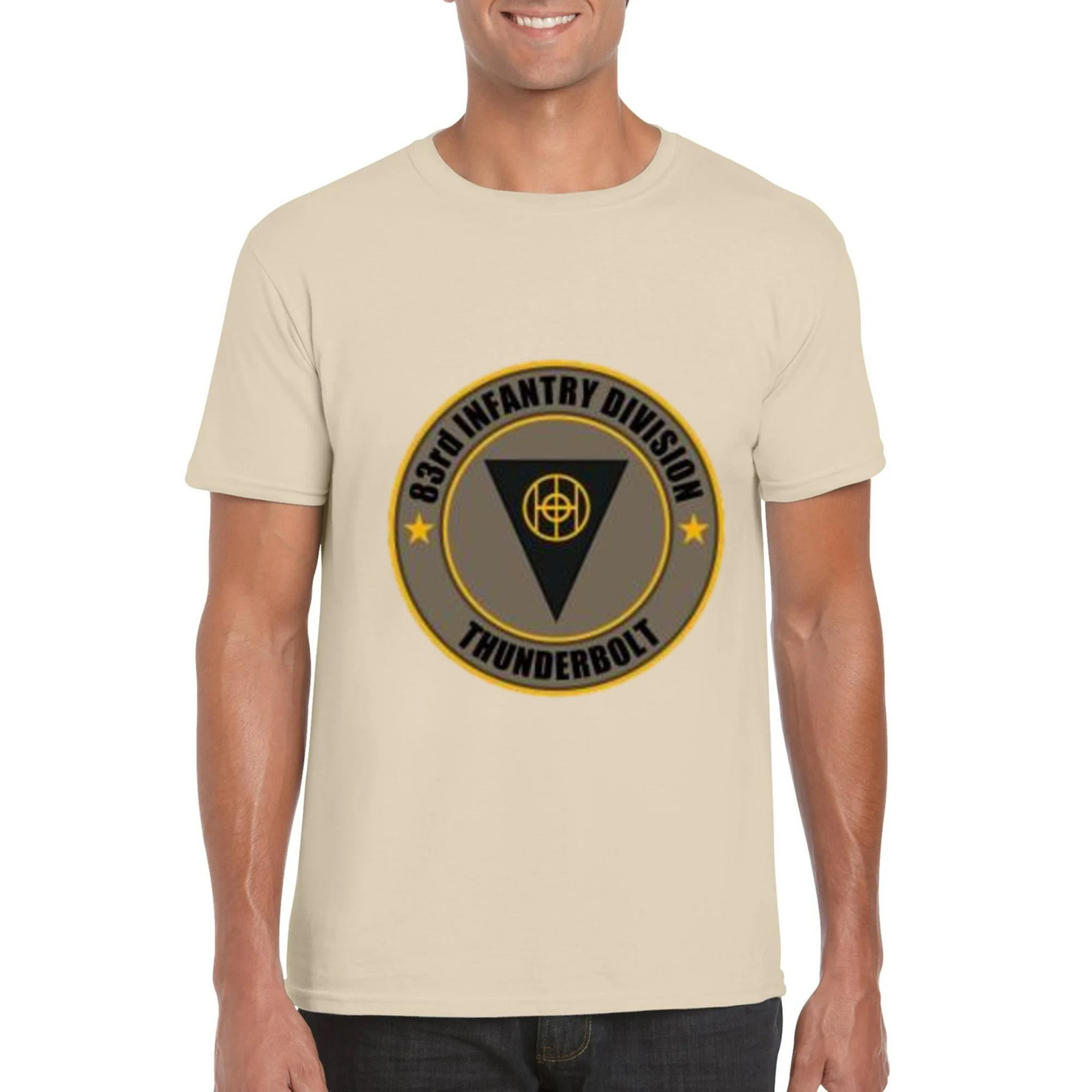 83rd Infantry Division Patch Thunderbolt Military Army Unit T-Shirt ...