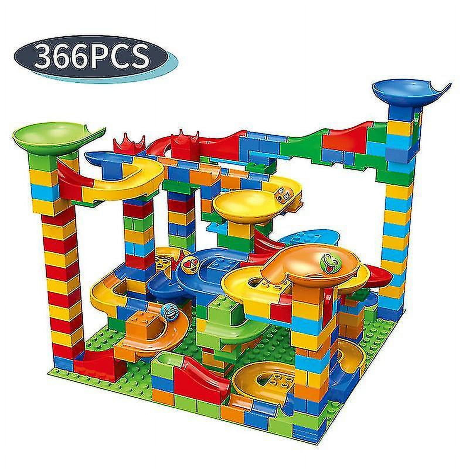 84-504 Pieces Small Size Marble Running Building Blocks Ball Track ...