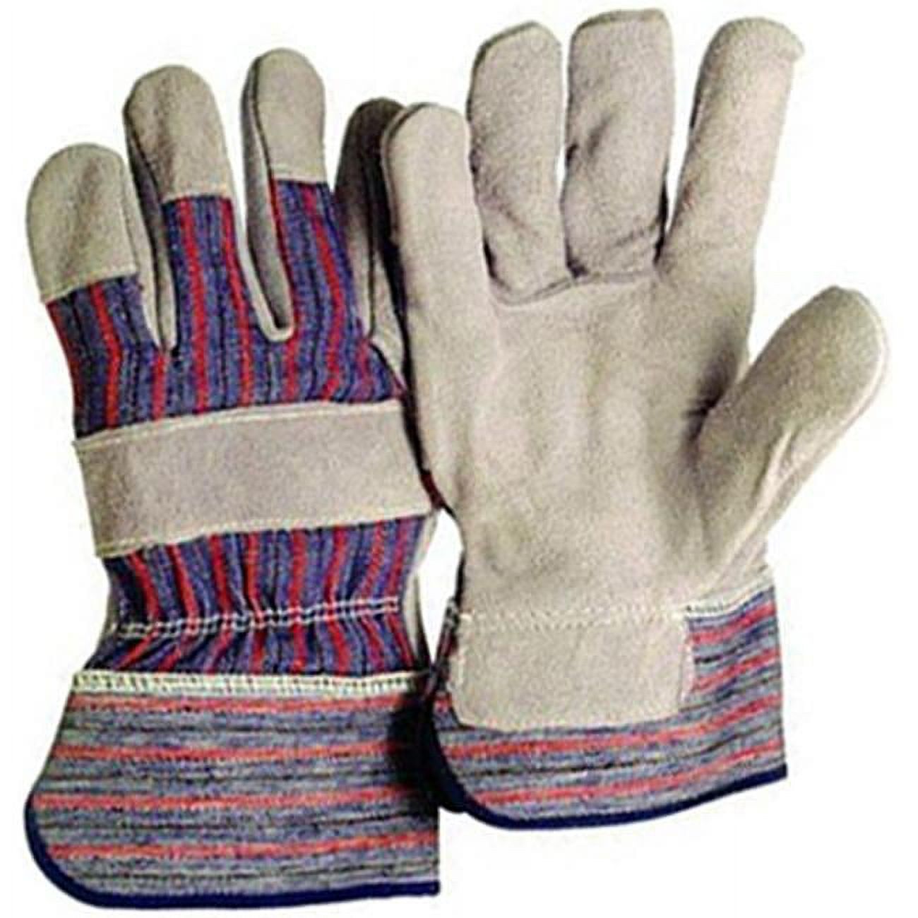 84-7532-L Mens Leather Palm Gloves - Large, Pack of 12 - Walmart.com