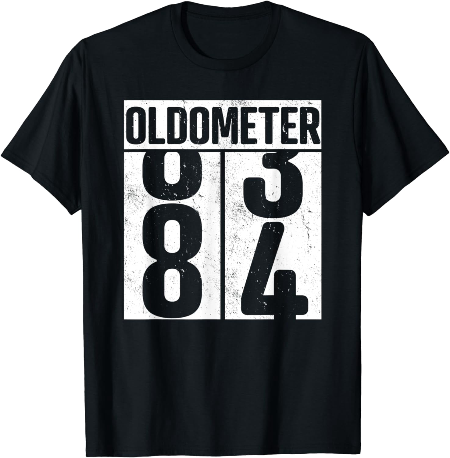 84 - 84th Birthday Oldometer T-Shirt - Walmart.com