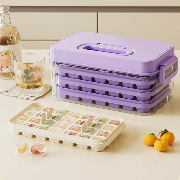 84-Cell High Capacity Ice Tray with Press Release Mechanism - Extra ...
