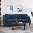 84" Diamond Tufted Traditional Sofa, Comfy Couch with Deep Channel ...