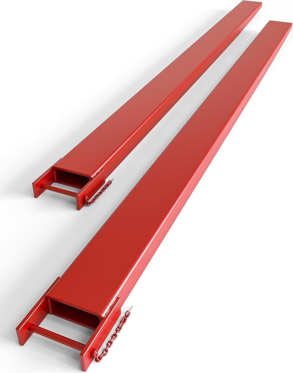 84" Forklift Extender, Pallet Forklift Extender with Chain, 1 Pair of ...