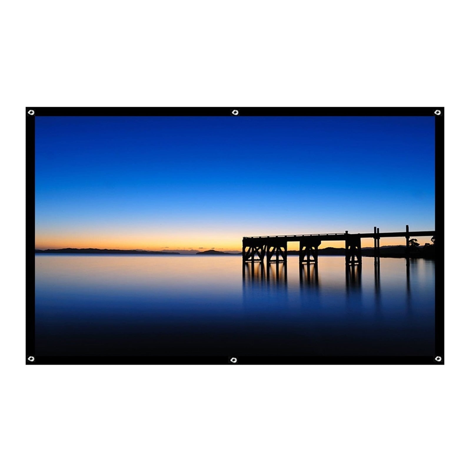 84 Inch 16:9 Portable Screen For Projector Plastic Beamer Screen For ...