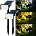 84-LED Solar Spotlights 5 Lighting Modes 360° Adjustable IP65 ...