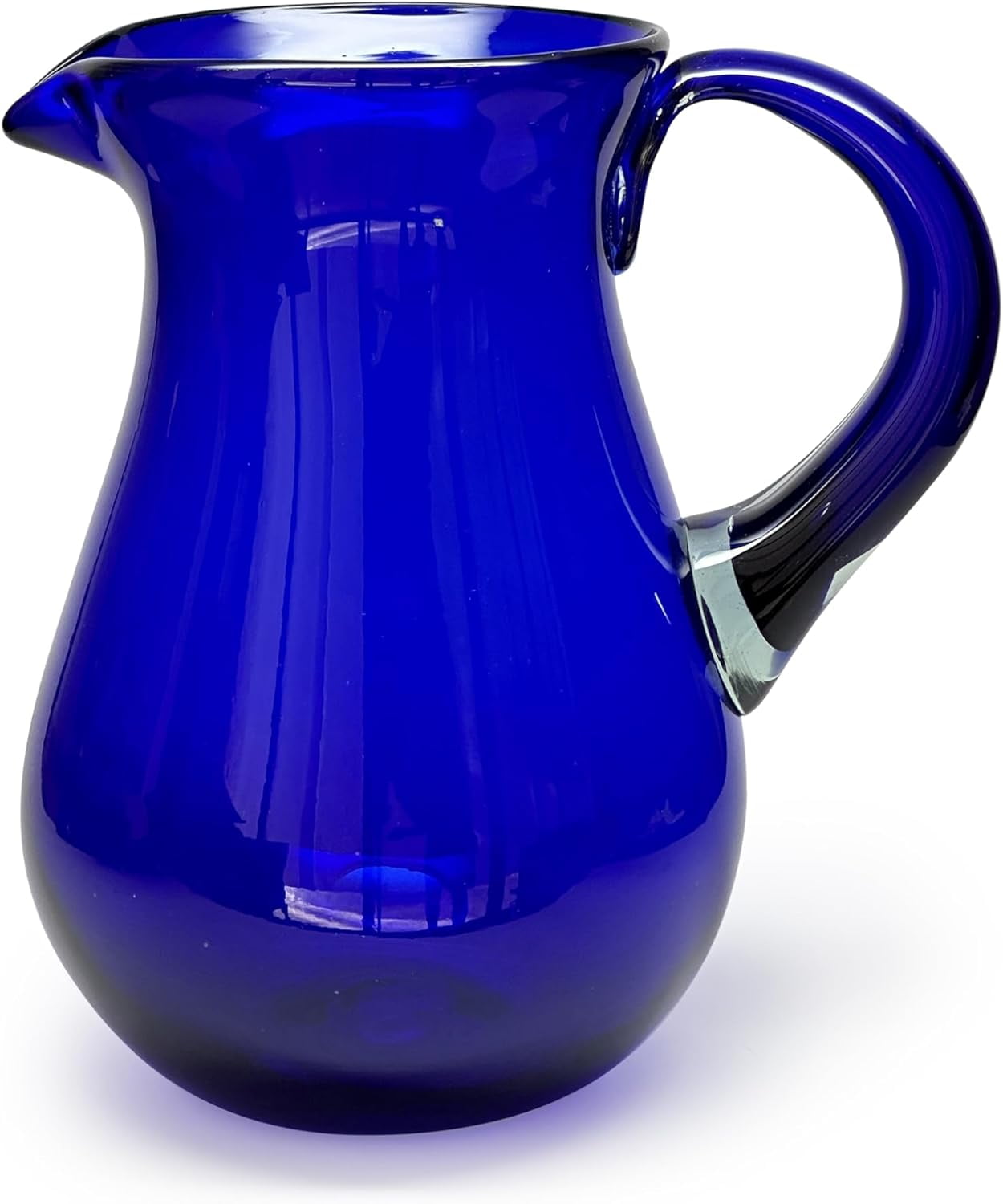 84 Oz Hand Blown Mexican Pitcher - Cobalt - Walmart.com