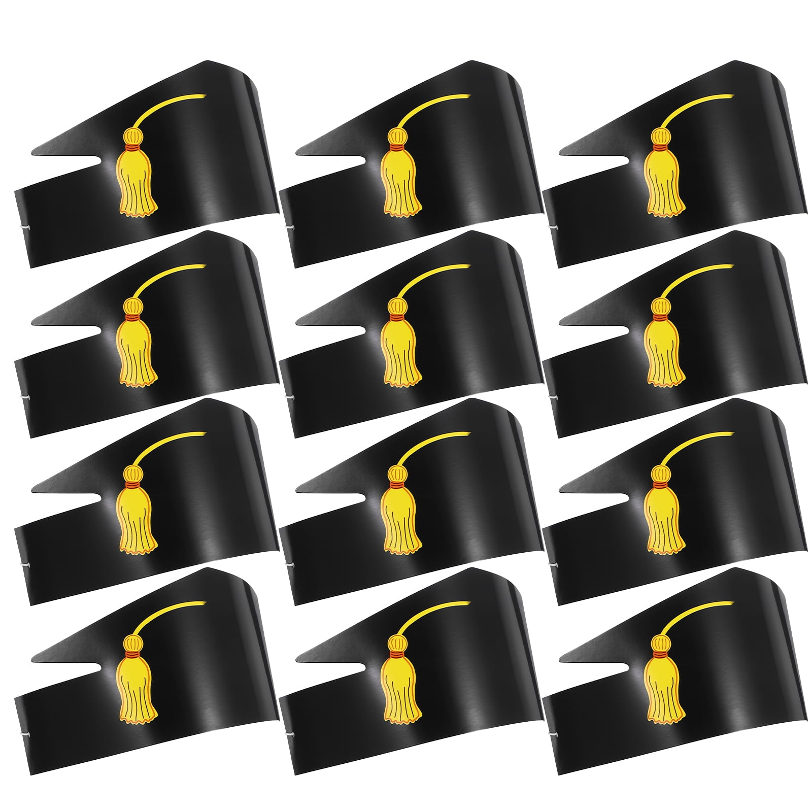 84 Pcs DIY Graduation Hats Paper Graduation Hats Craft Graduation ...