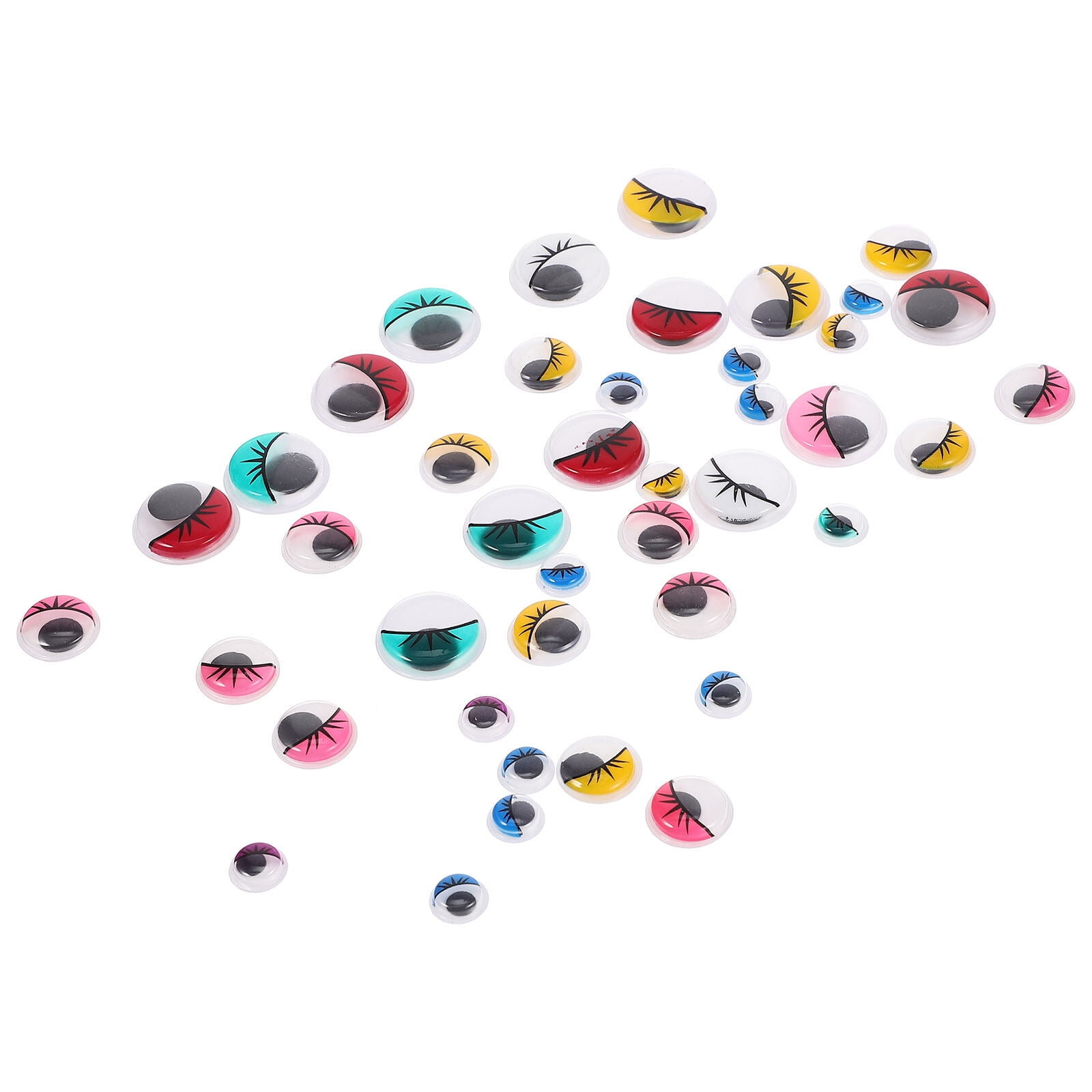 Hytrove Colorful Eye Stickers Round 84Pcs 0.8x0.8x0.1In - Walmart.com