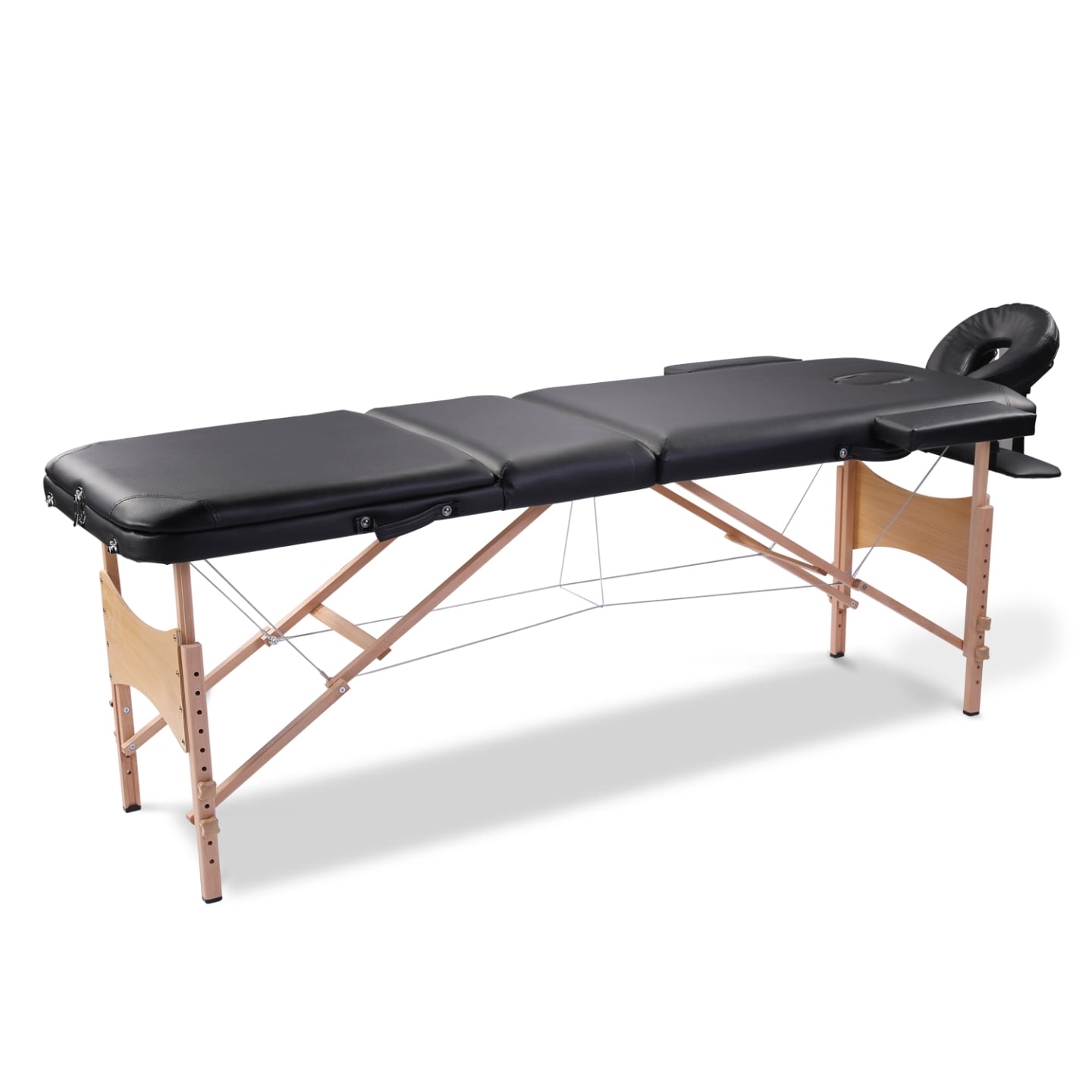 84" Portable Massage Table, 2 Folding Professional Lash Bed Esthetician ...