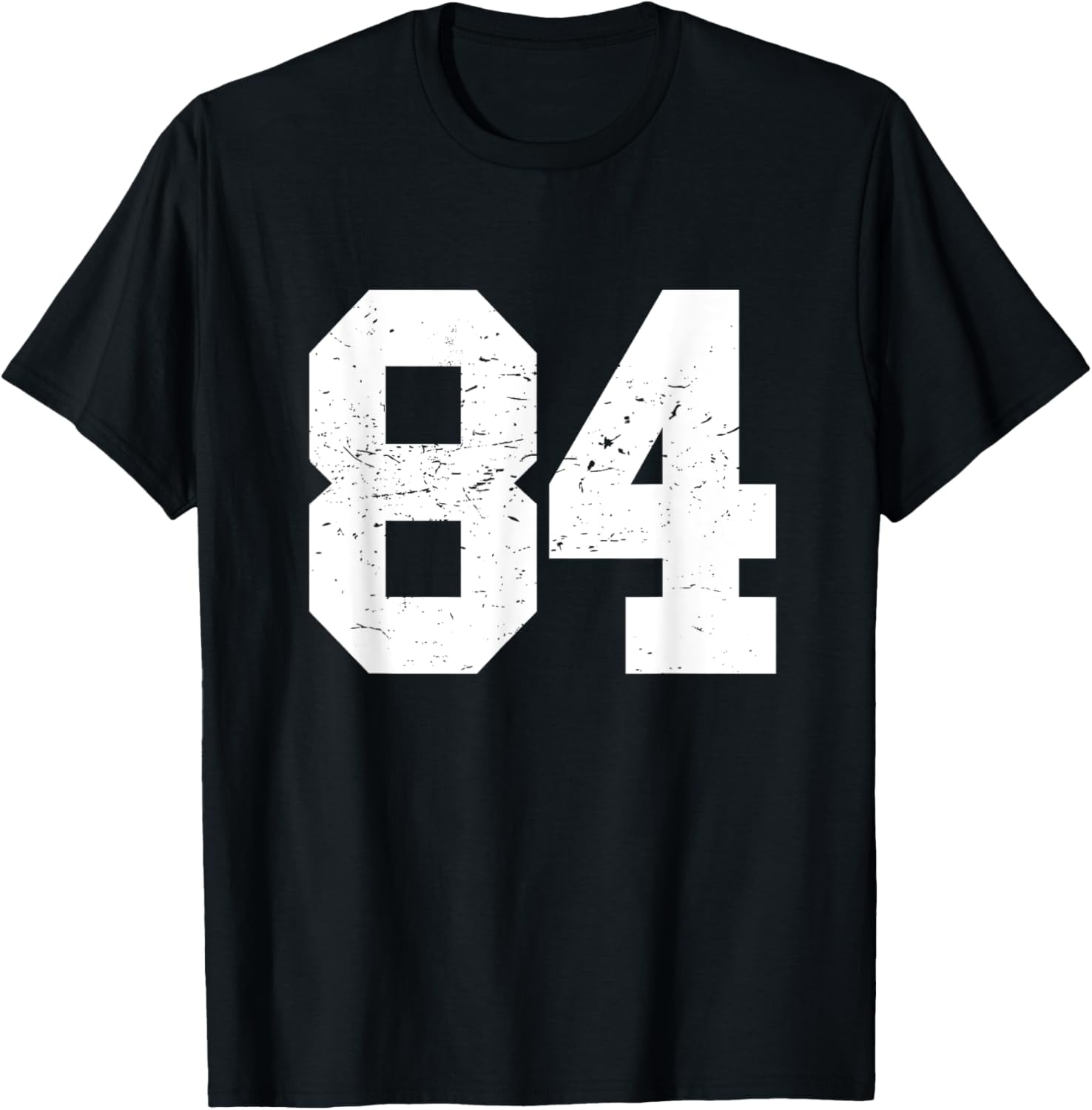 #84 Sports Fan Player T Shirt Number 84 Game Winner Lucky T-Shirt ...