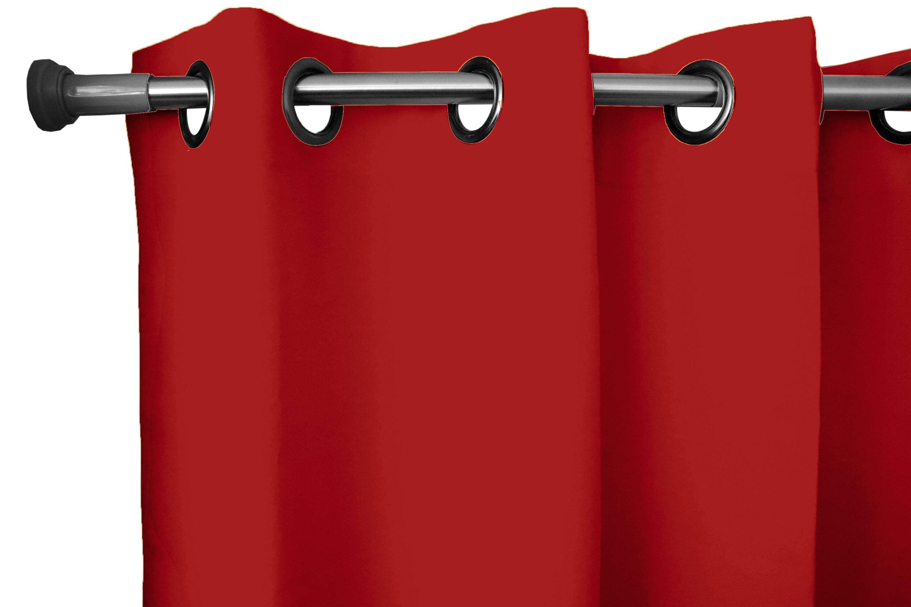 84" Tall Grommet Blackout Solid Poplin 56" Wide Curtain - Walmart.com