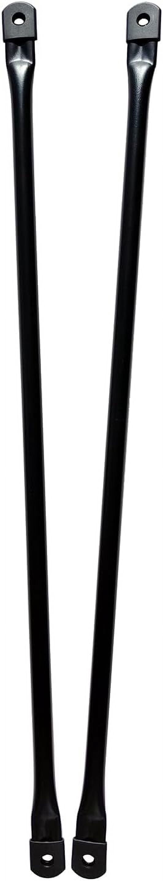 84 cm Matte Black Metal Garden Swing Replacement Bars, Round Rods for ...