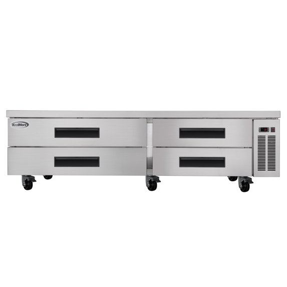 84 in. Commercial Chef Base Refrigerator Storage Cabinet for Cold Foods ...
