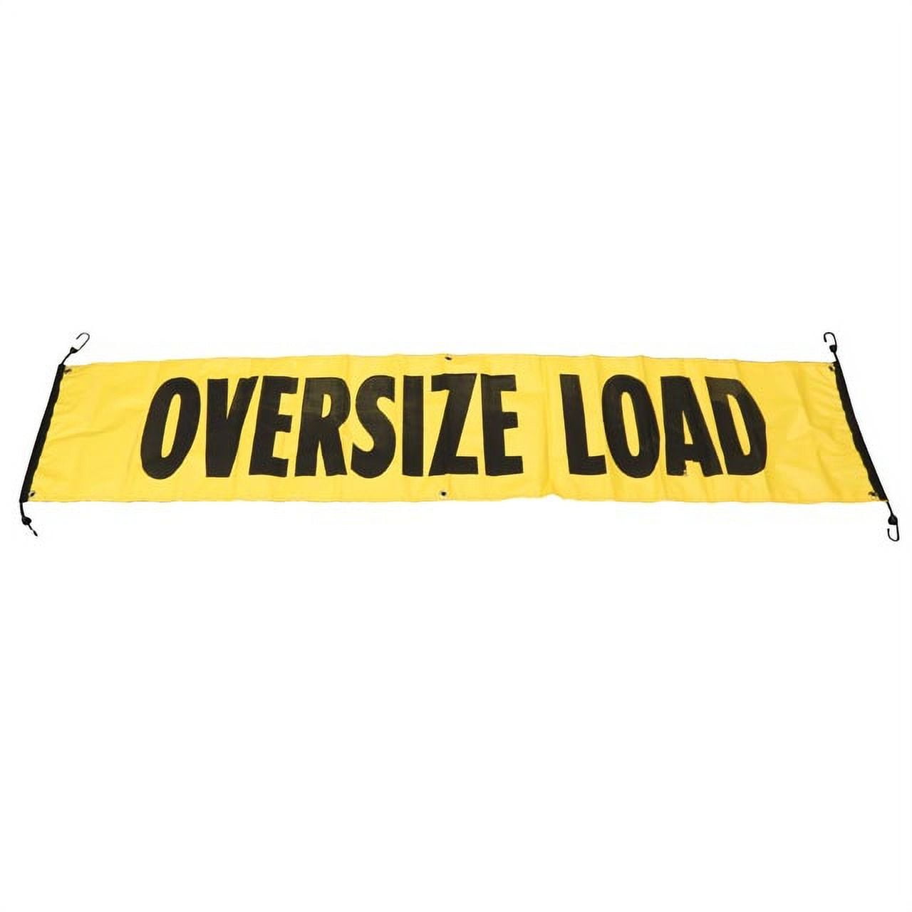 US Cargo Control Oversize/Wide Load Vinyl Sign Banner w/ Bungee Cords ...