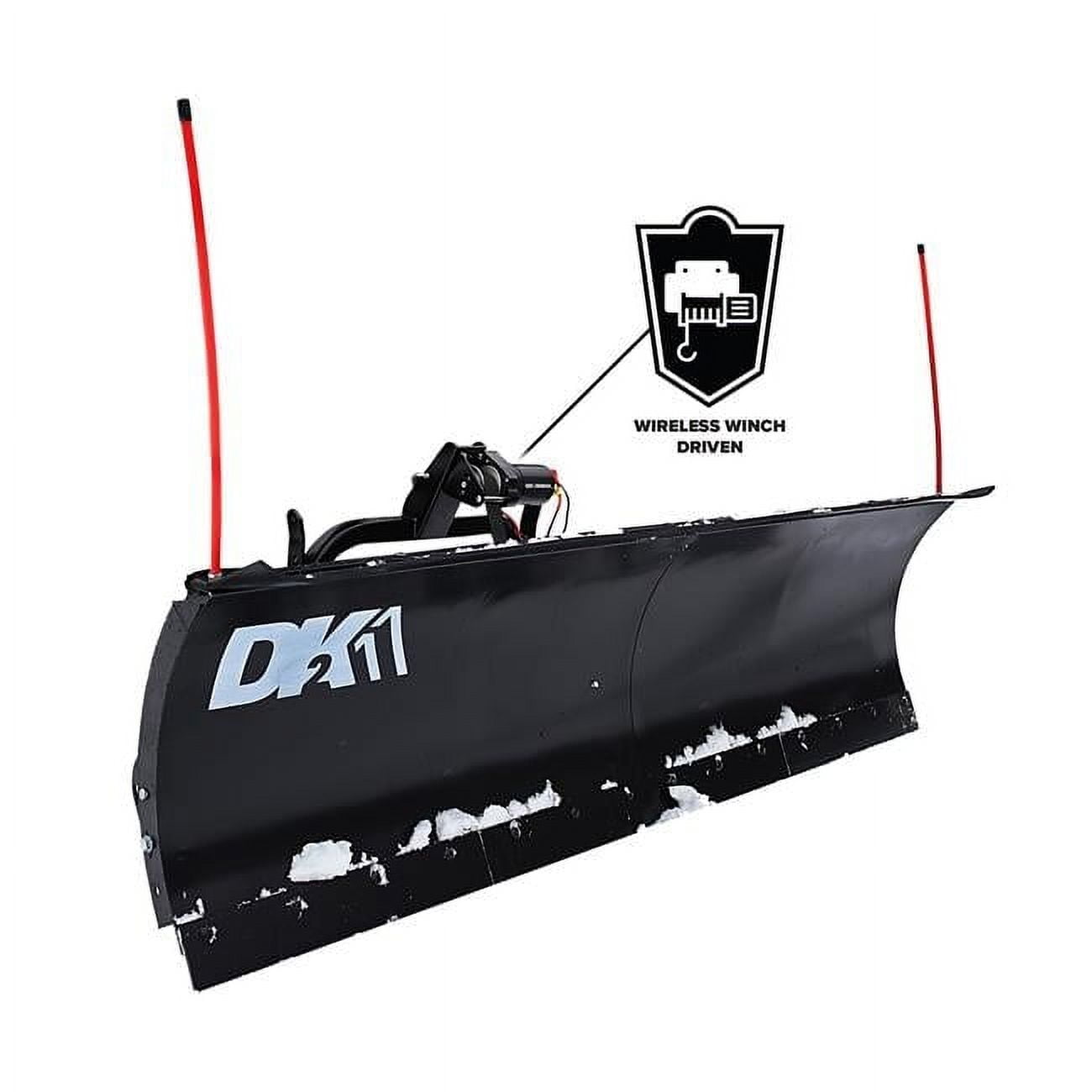 84 x 22 in. Universal Elite Heavy Duty Mount T-Frame Snow Plow Kit ...