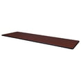 84" x 24" Rectangle Laminate Table Top- Mahogany/ Mocha Walnut ...