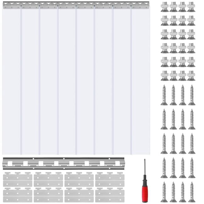84 x 48 in., 0.08 in. Strip Curtain - Walmart.com