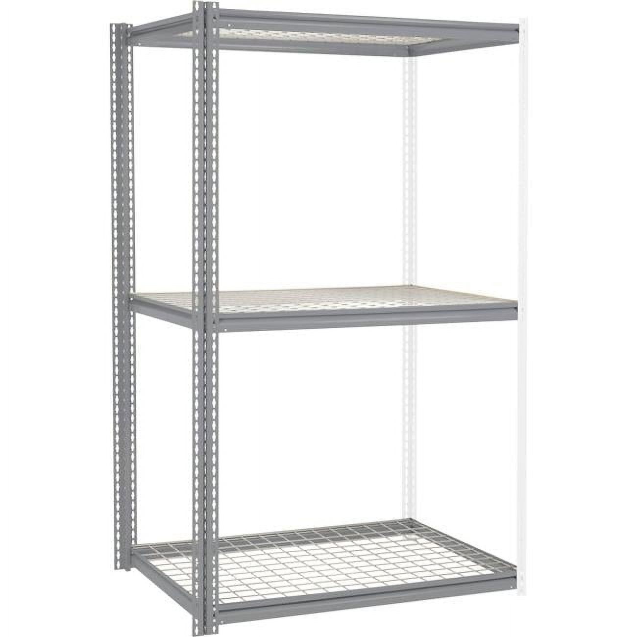 84 x 48 x 24 in. High Capacity 3 Levels Add-On Rack with Wire Deck ...
