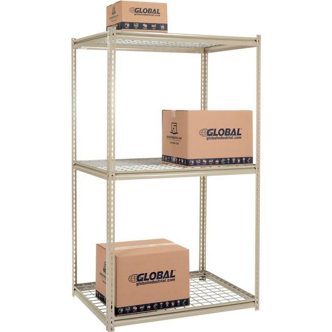 84 x 48 x 48 in. High Capacity 3 Levels Starter Rack with Wire Deck ...