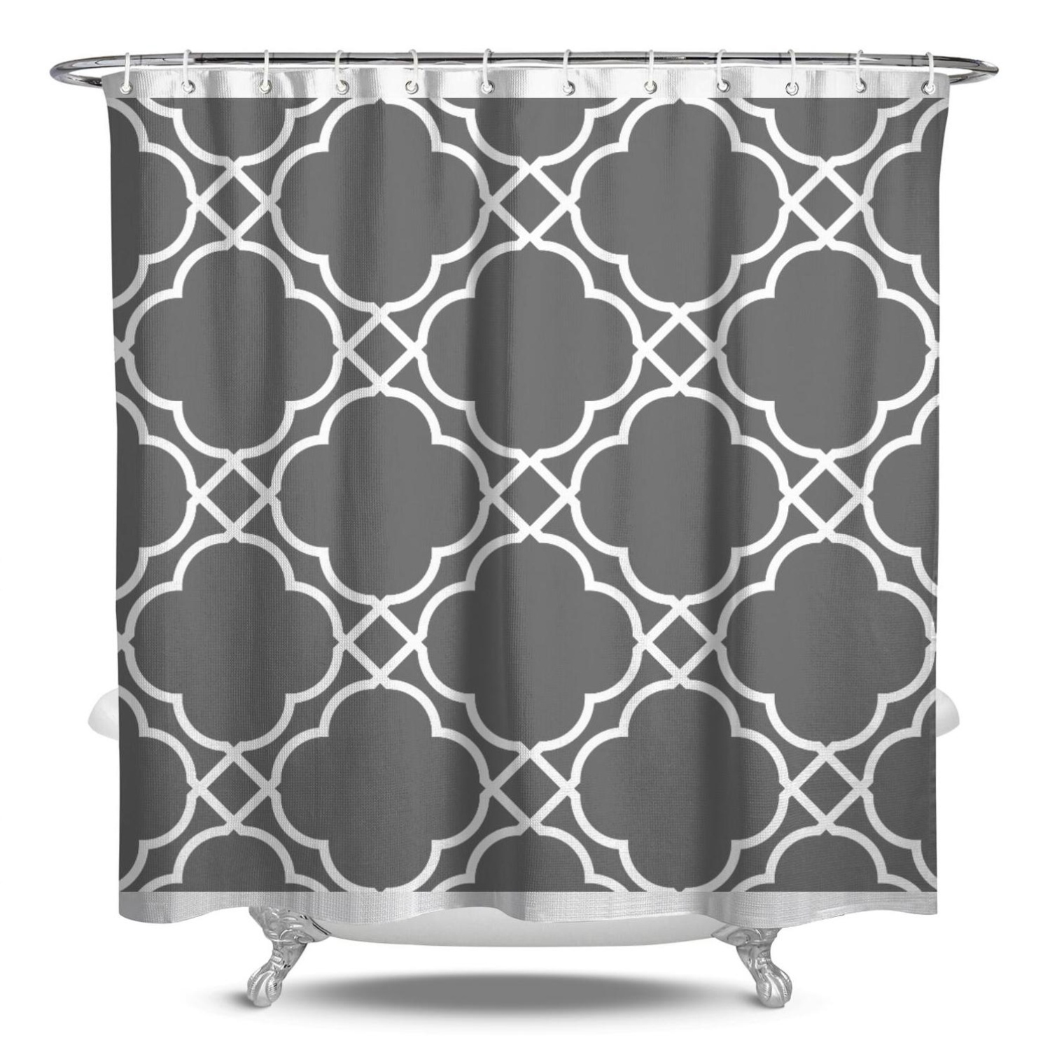84" x 72" Rustic Home Decor Artistic Shower Curtain Premium Polyester ...