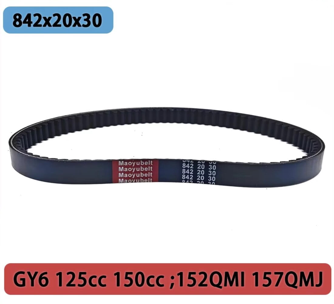 842x20x30 CVT Drive Belt For GY6 125cc 150cc Engine Moped Go Kart ...
