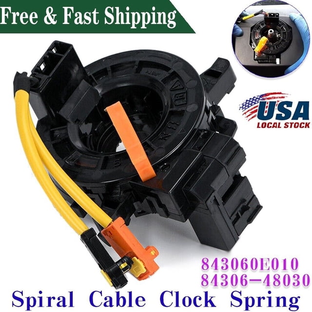 843060E010/84306-48030 Steering Wheel Clock Spring Spiral Cable Assy ...