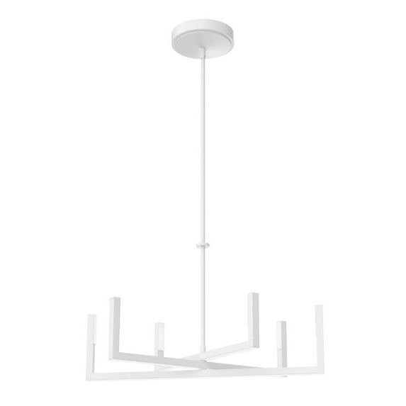 Elan Lighting - Priam - 6 LED Chandelier In Minimalist Style- Inches ...
