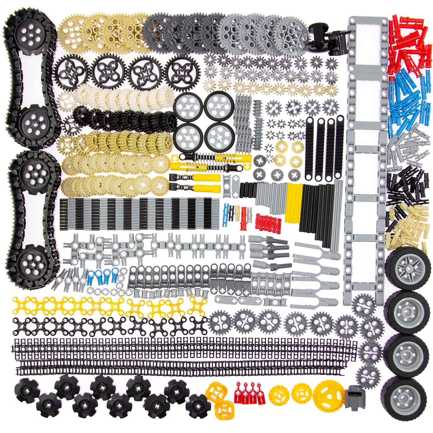 844Pcs Pins-Gears-Axles Set Compatible with mainbrands-Technical-Parts ...