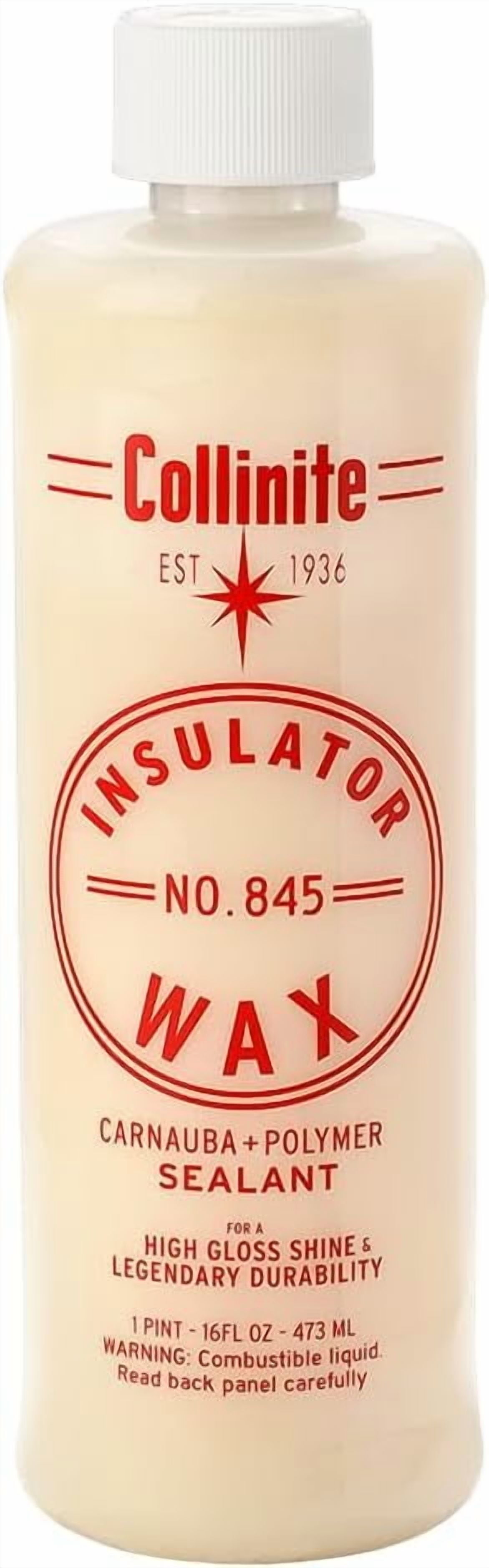 845 Insulator Wax-Easy to Use Carnauba+Polymer Wax Sealant-High Gloss ...