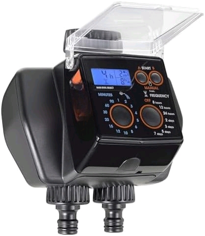 8488 Dual Select Advanced Push-Button Digital Water Timer with Two ...