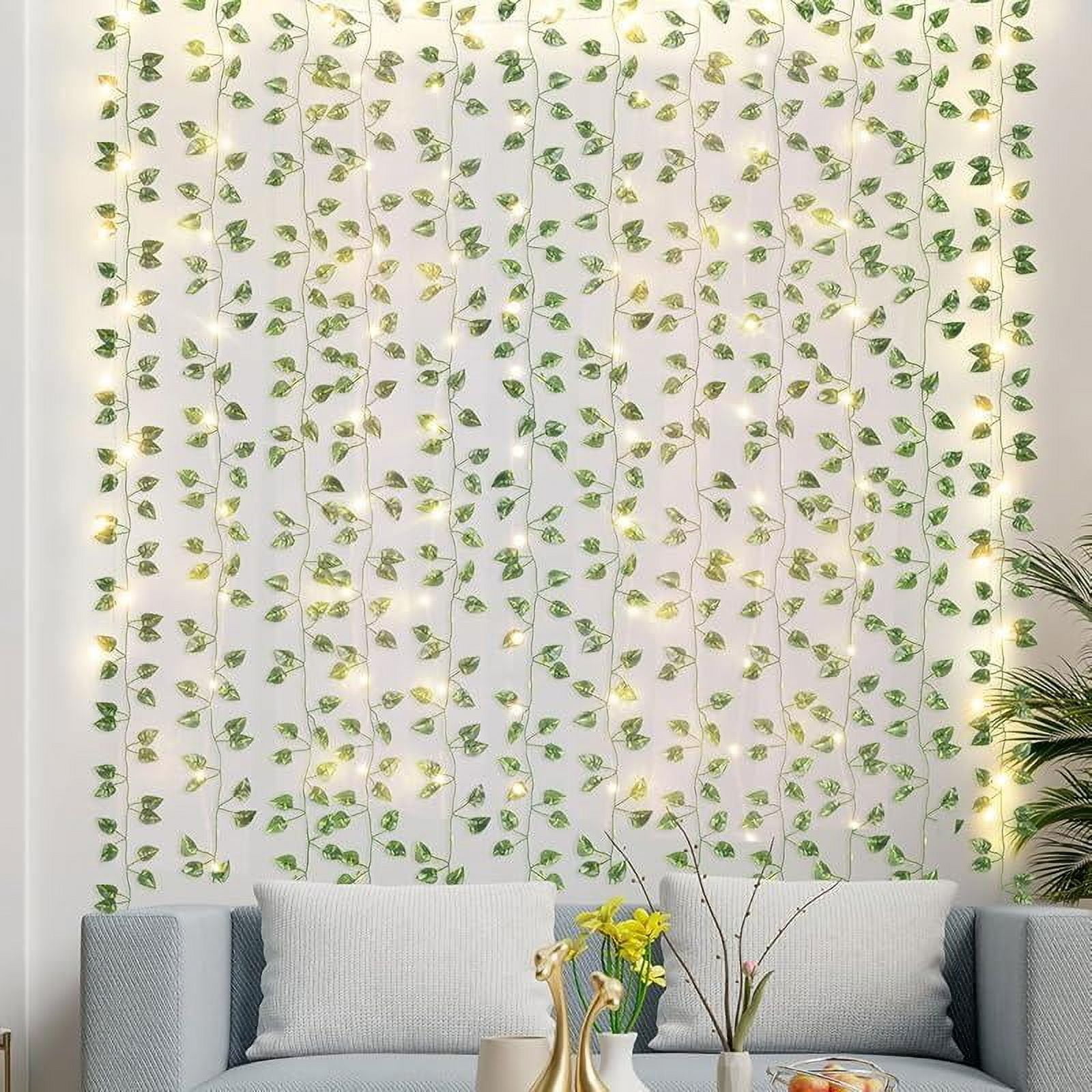 84Ft 12 Pack Artificial Ivy Garland Fake Plants, Ivy Vines Leaves with ...