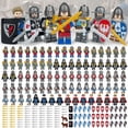 84PCS Medieval Legion Minifigures Set – Warrior Battle Characters ...