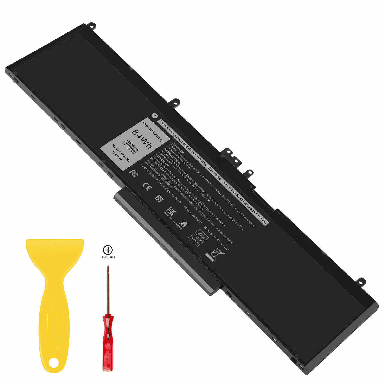 84Wh Laptop Battery For Dell Precision 3510 Latitude E5570 Series WJ5R2 ...