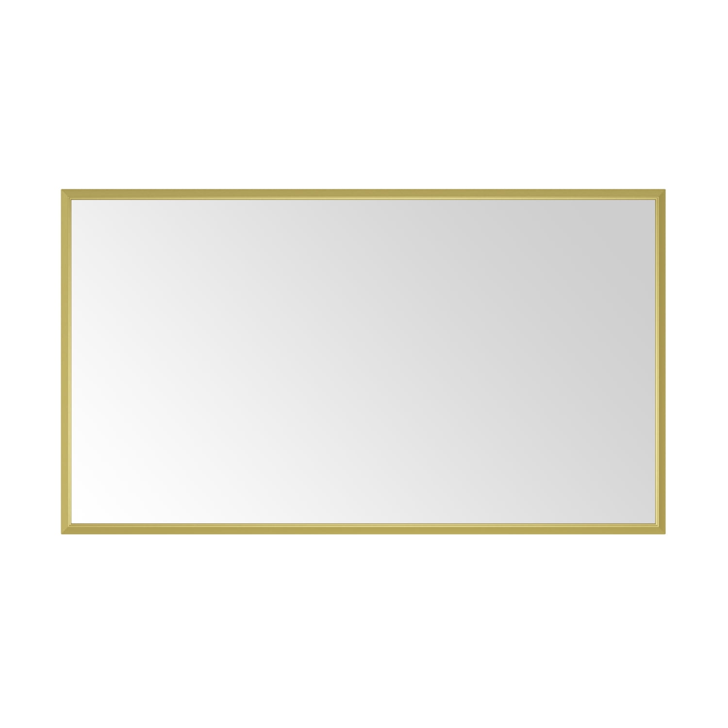 84in. W x 48in. H Metal Framed Bathroom Mirror for Wall Rectangle ...