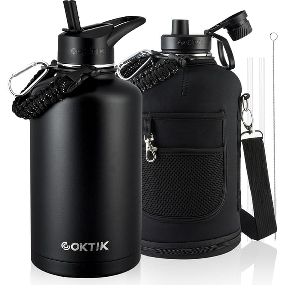 84oz Water Bottle with Straw - Triple Insulated Flask, 48hr Cold ...