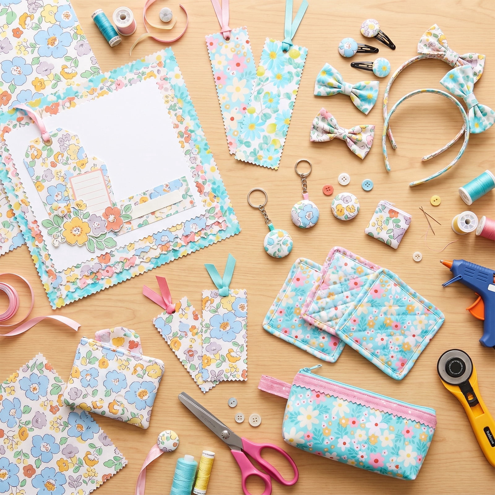 84pcs Cotton Fabric Bundle with Multiple Exquisite Pattern Fabric ...