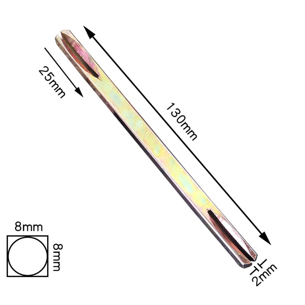 85-130mm Square Spindle 8mm Galvanised Door Window handle Iron square ...