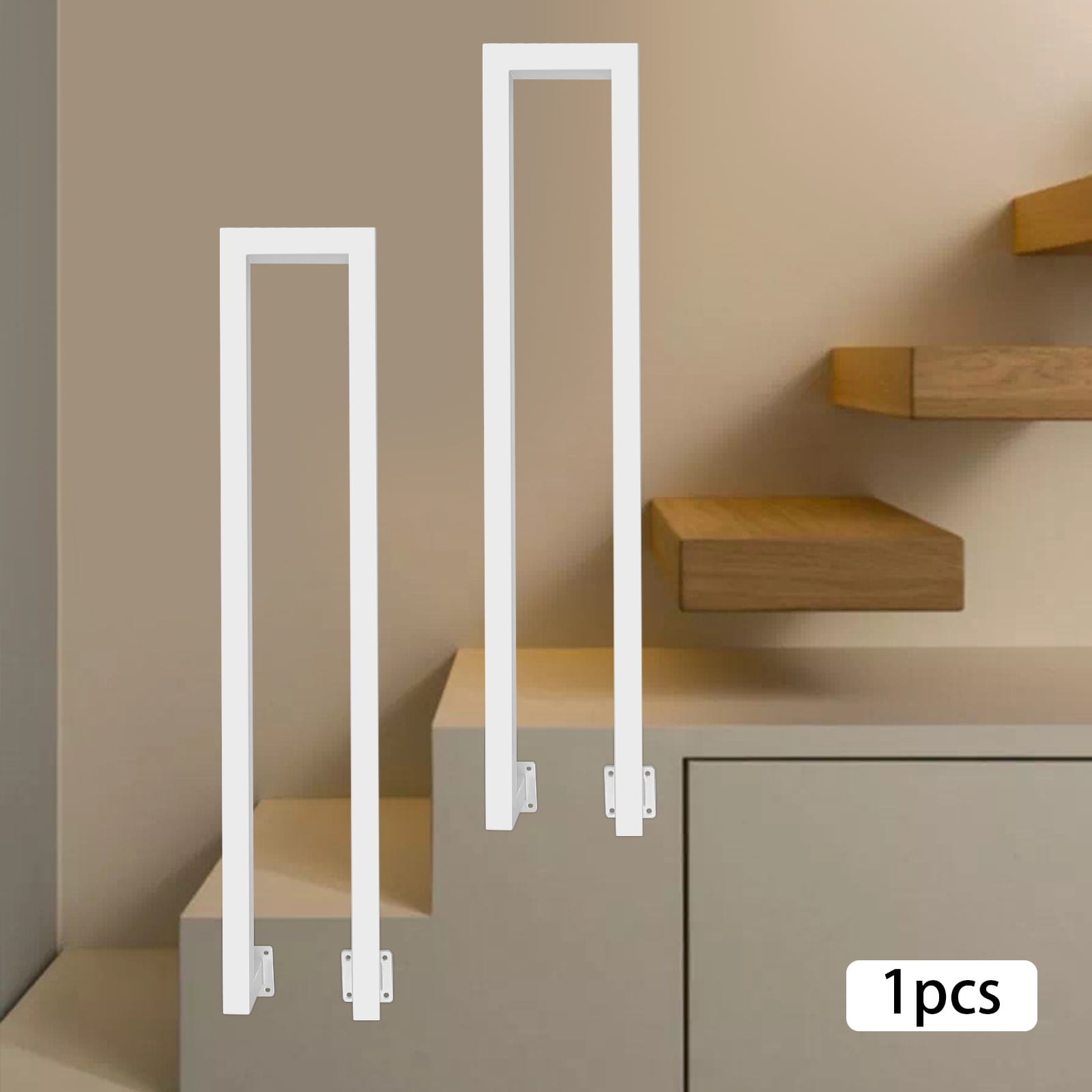 85*20cm Iron Side Mount Stair Railing Hand Rail Guardrail Decorative ...