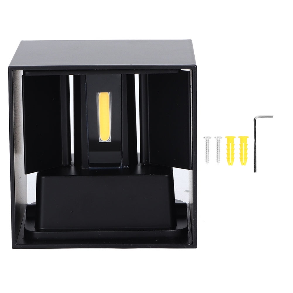 85-265V 3000-3200K Waterproof Outdoor Led Wall Lamp Square Aluminium ...
