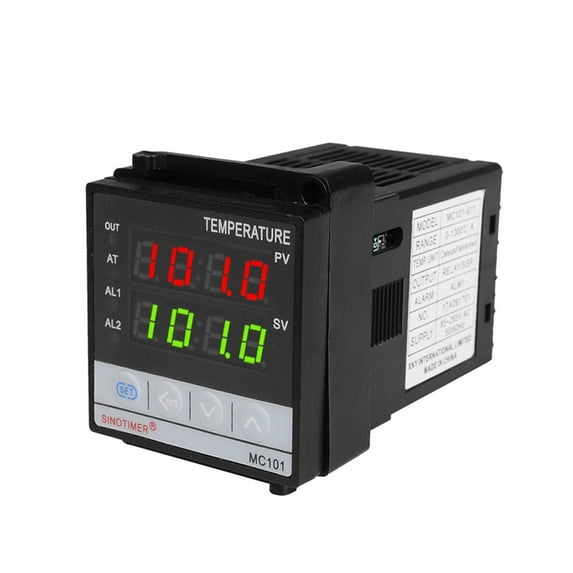 85~265V K Thermocouple Input ,SSR+Relay Output PID Digital Temperature Controller Thermostat ...